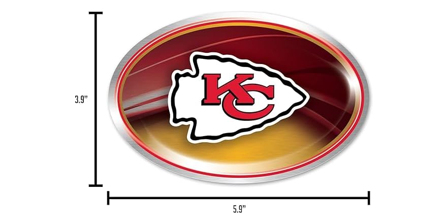 San Francisco 49ers Metallic Oval Sticker