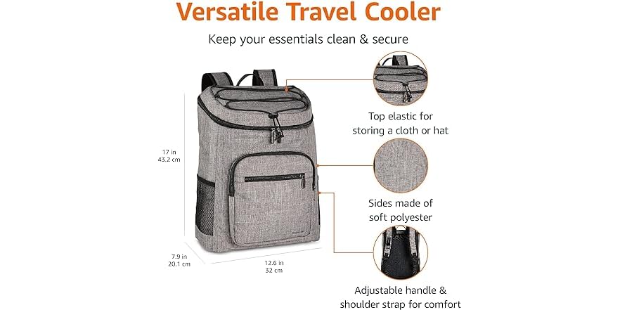 Amazon Waterproof Insulated Backpack Cooler