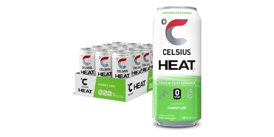 Celsius HEAT Cherry Lime Energy Drink
