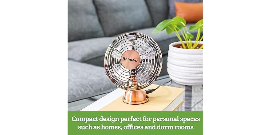 HOLMES 4" Mini Heritage Desk Fan 764021