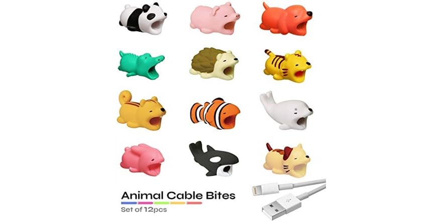 Cable Animal Bites Cord Protectors (12 Count)