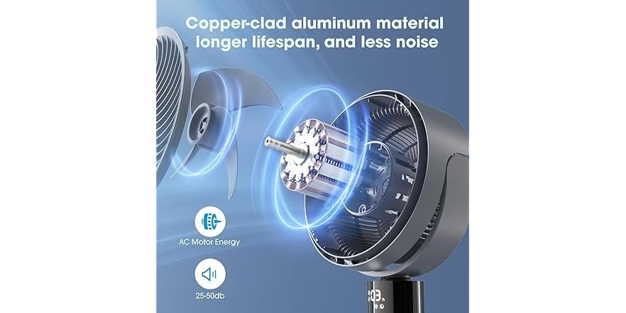 Feculs Oscillating Fan 100ft