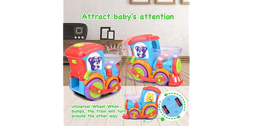 Kidpal Baby Toy, Ball Popping Musical Train