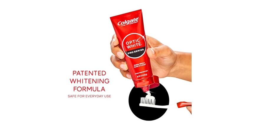 (9-Pack) Colgate Optic White Whitening Toothpaste