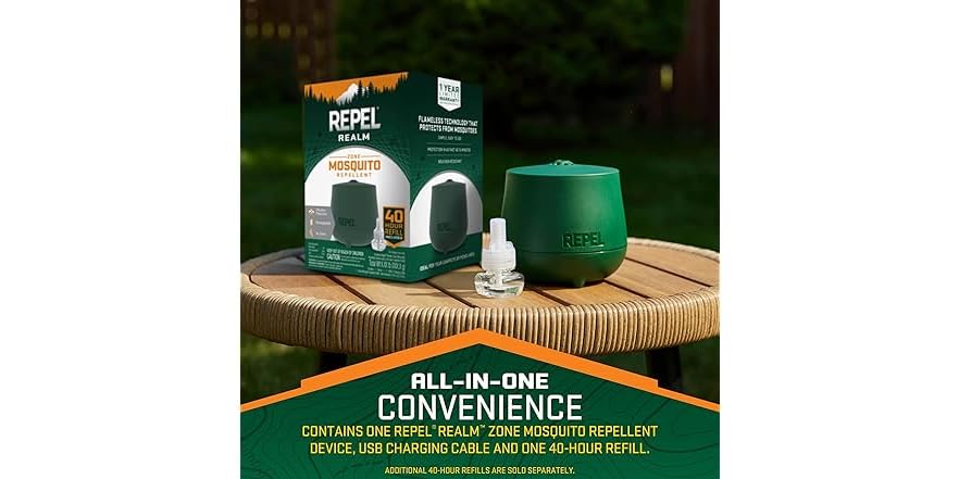 Repel Realm Zone Mosquito Repellent Device