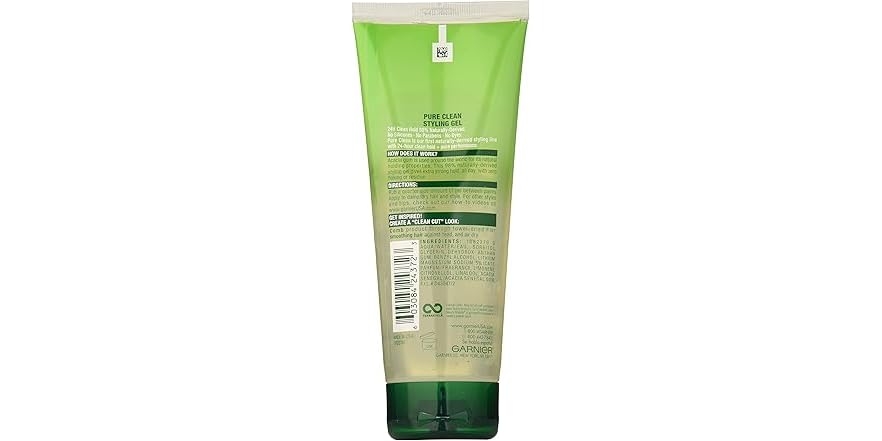 Garnier Fructis Style Pure Clean Styling Gel, 6.8 Fluid Ounce