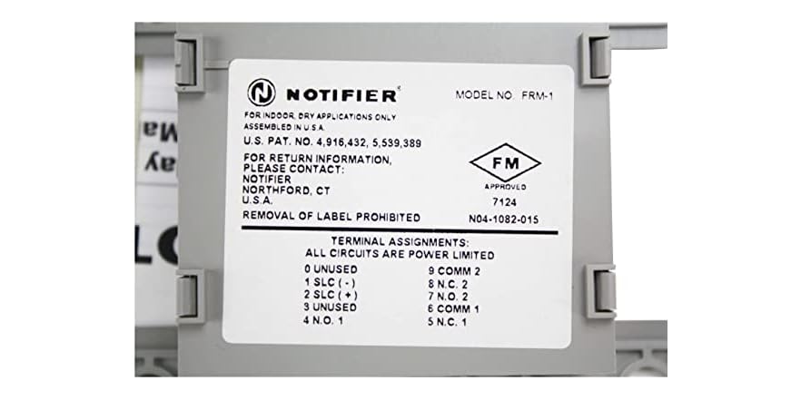 Notifier Co Relay Control Module