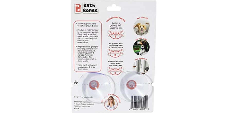 Bath Bones for Pets