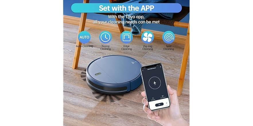 ZCWA Robot Vacuum & Mop Combo