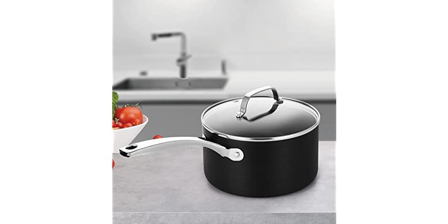 EPPMO Nonstick Saucepan with Cover