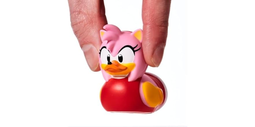 TUBBZ Mini Amy Rose Rubber Duck Figure