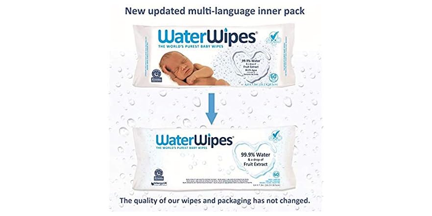 WaterWipes Sensitive Baby Wipes
