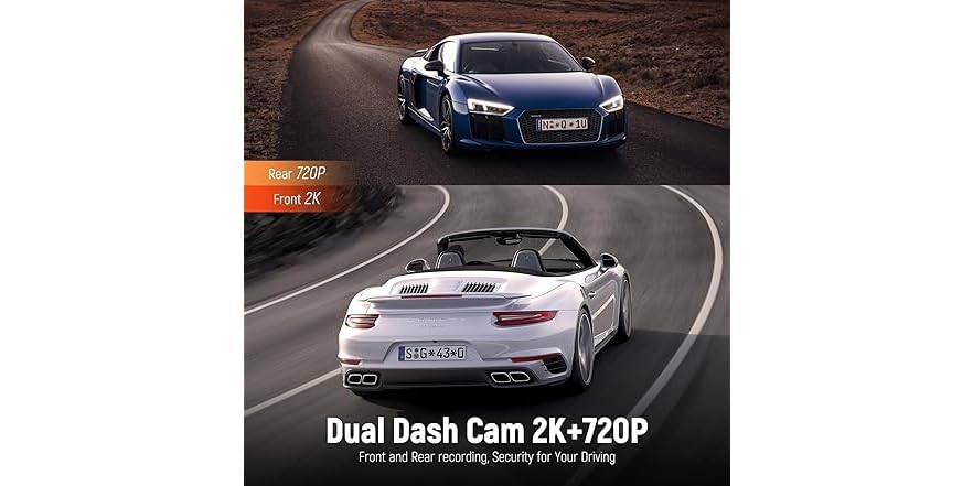 AZDOME M301 2K Dash Cam