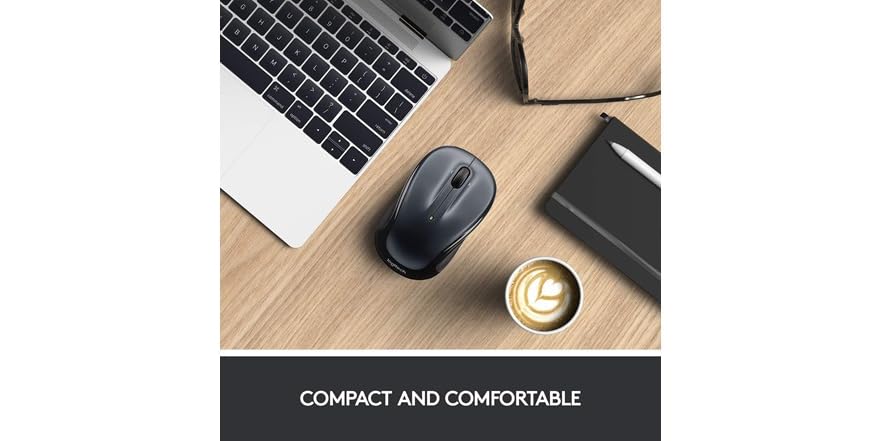 Logitech M325 Compact Wireless Mouse (Blue)