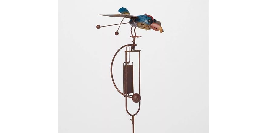 Marigold Whimsical Metal Bird Balancer