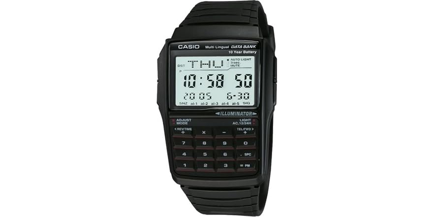 Casio Men's DBC32-1A Data Bank Watch