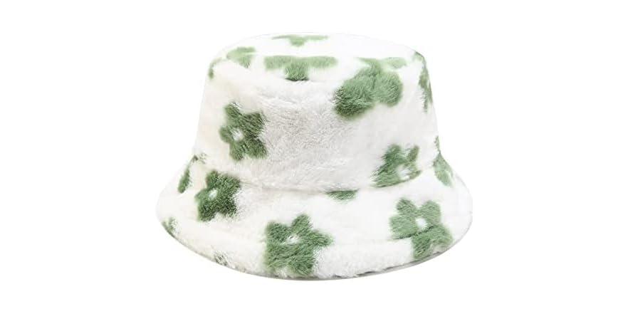 Women's Faux Fur Fuzzy Bucket Hat