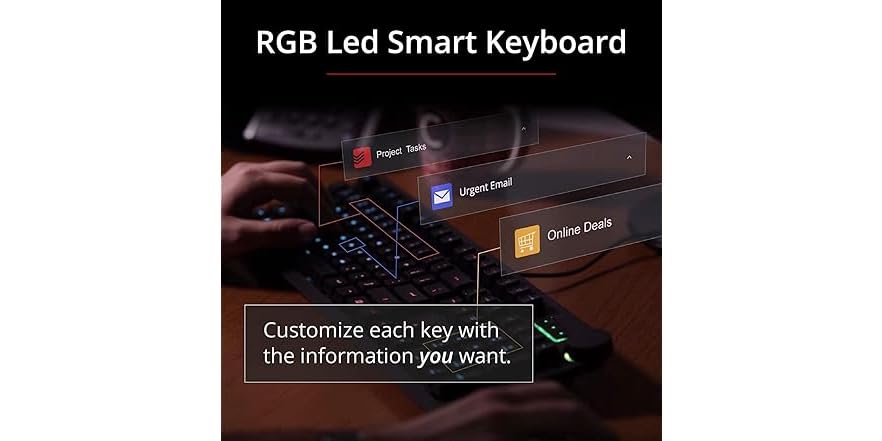 Das Keyboard 5QS Smart RGB Mechanical Keyboard (Open Box)