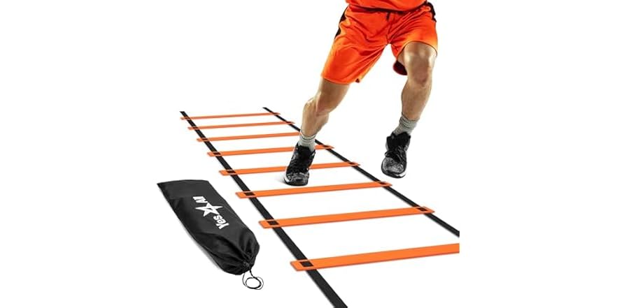 YES4ALL Agility Ladder - 8 Rungs Orange