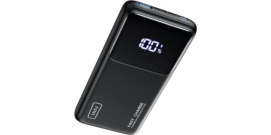 INIU 15000mAh 45W USB-C Power Bank with Fast Charging