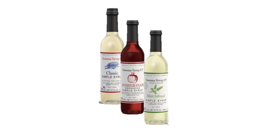 Artisan Cocktail Simple Syrups - 3 Pack