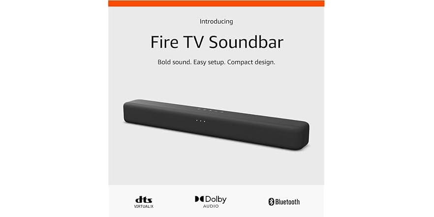 Amazon Fire TV Soundbar Dolby 2.0