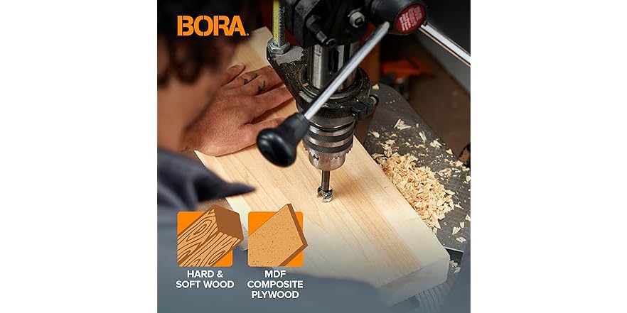 BORA BFB-009966 Tempest Forstner Bit : 4 Pc Set