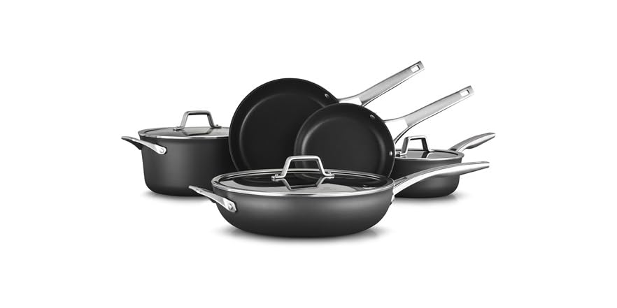 Calphalon Hard Anodized 8-Pc Nonstick Cookware Set