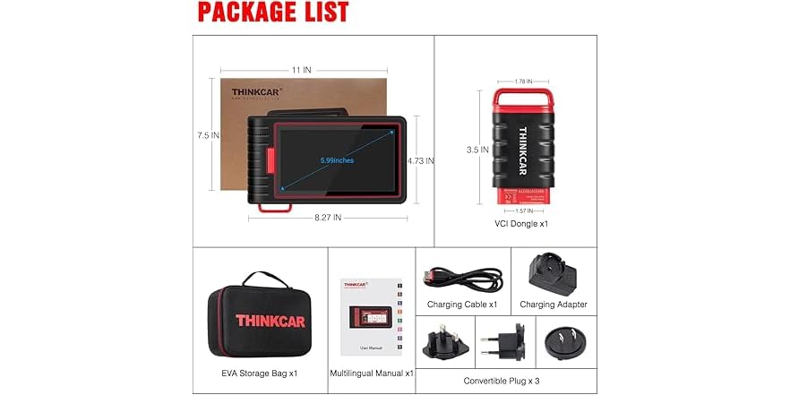 Thinkcar OBD2 Scanner Wireless, Thinkscan Max2