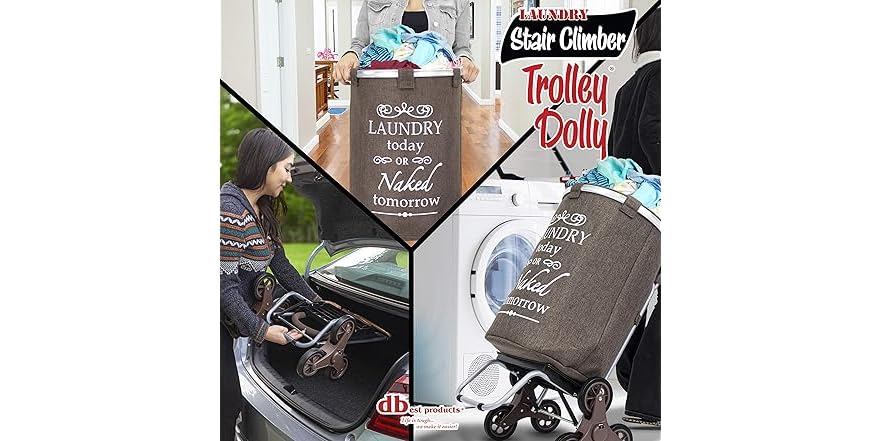 Stair Climber Laundry Trolley Dolly (Open Box)