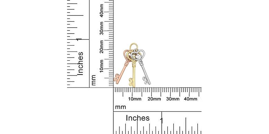 Dangling Delicate Keys Pendant