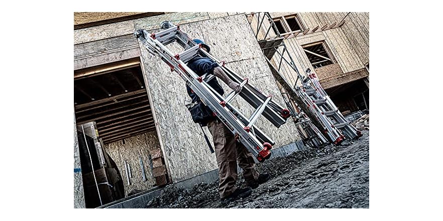 Little Giant Revolution 22' Ratchet Leg Multi-Position Ladder