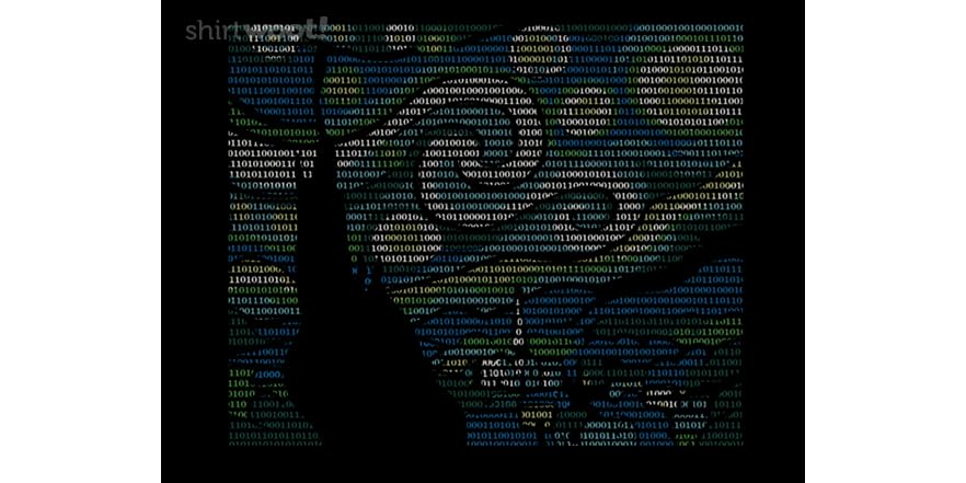 ASCII Night Zip-Up Hoodie