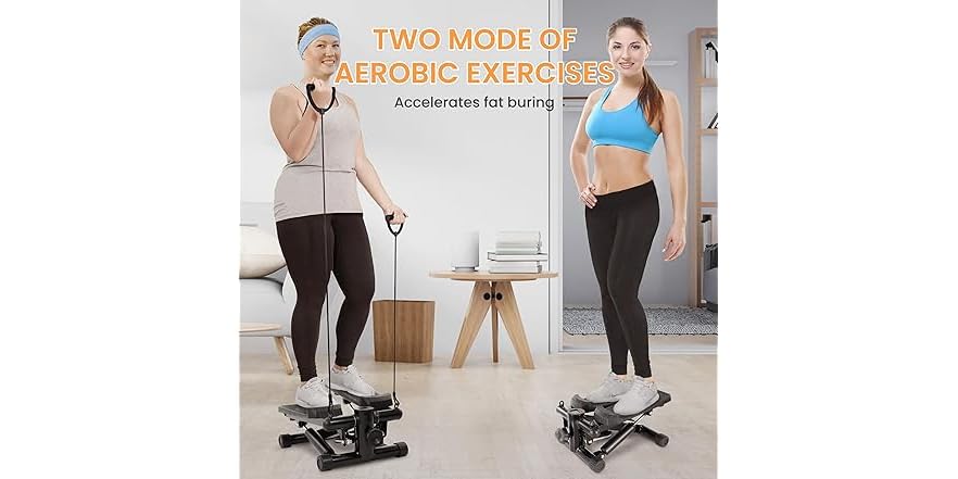Fitvids Pre-Assembled Adjustable Stair Stepepr