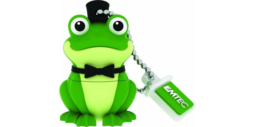 EMTEC 8GB USB Drive - Crooner Frog