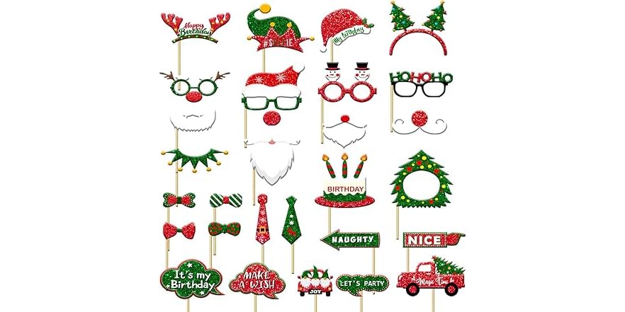 Christmas Birthday Decorations Set