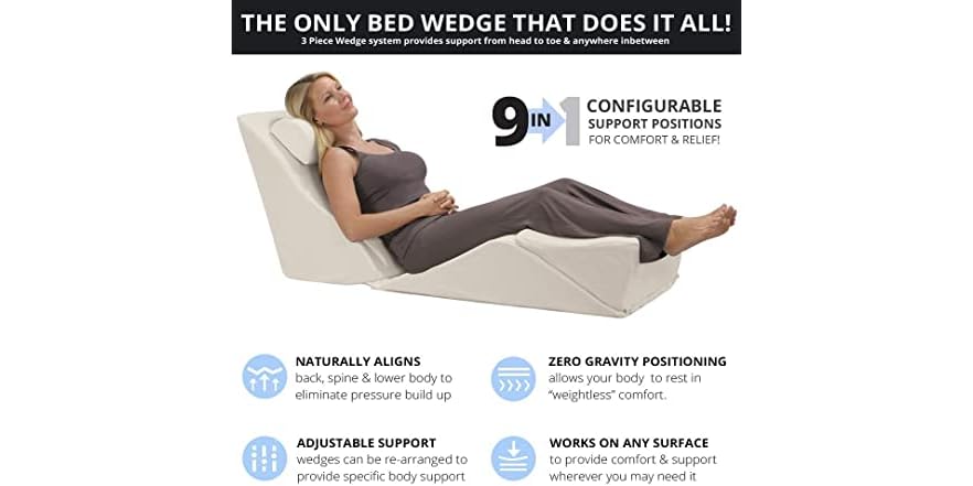 Contour Backmax Foam Bed Wedge