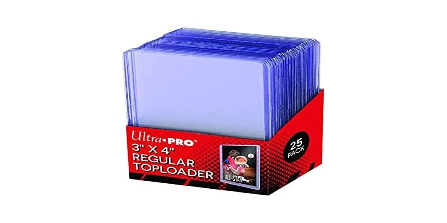 UltraPro 3" X 4" Clear Regular Toploader 25ct