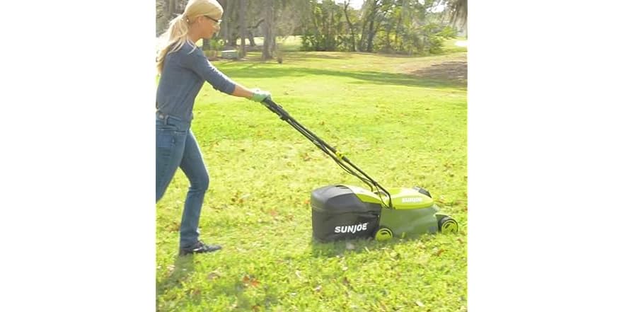 Sun Joe MJ401C-PRO 14in 28V Push Lawn Mower