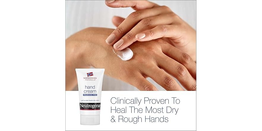 Norwegian Formula Hand Cream Fragrance Free, 2 Ounce