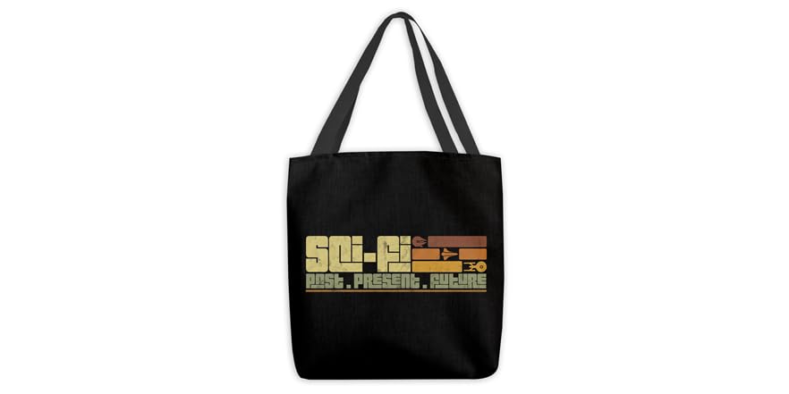Retro Sci-Fi Small Tote Bag