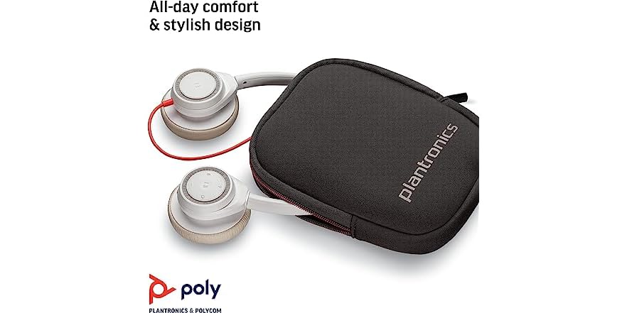 Plantronics Headset, Wired, ANC, USB-A