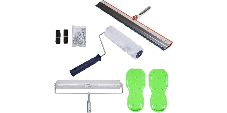 Self-Level Cement Tool Kit w/Shoes