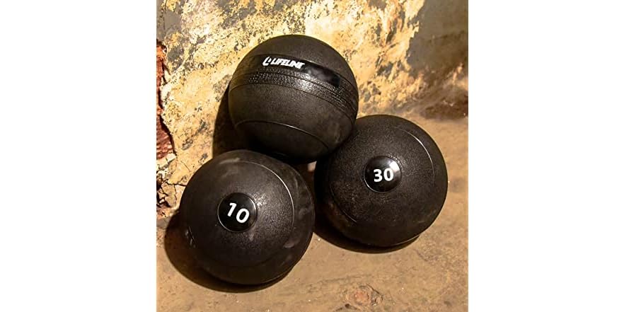 Lifeline Slam Ball Black, 10 lbs