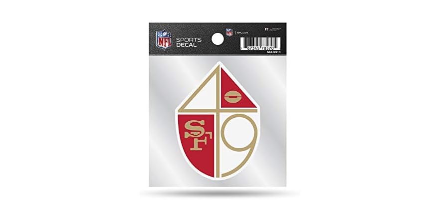49ERS Retro Small Style Decal