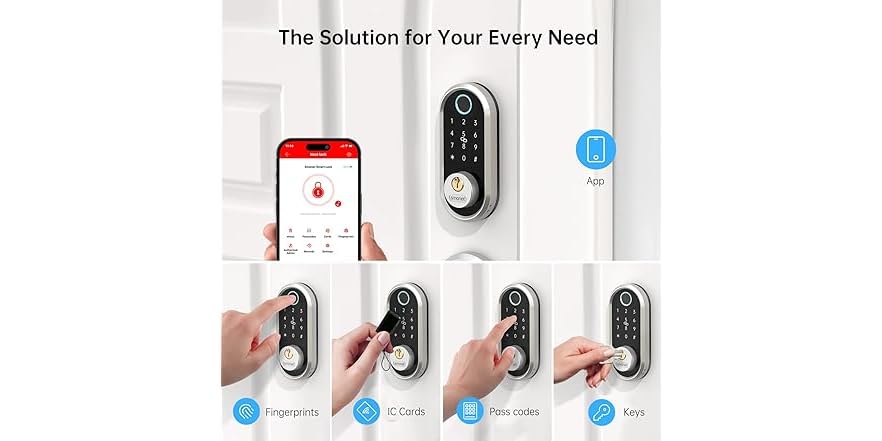 Smart Digital Keyless Door Entry Lock