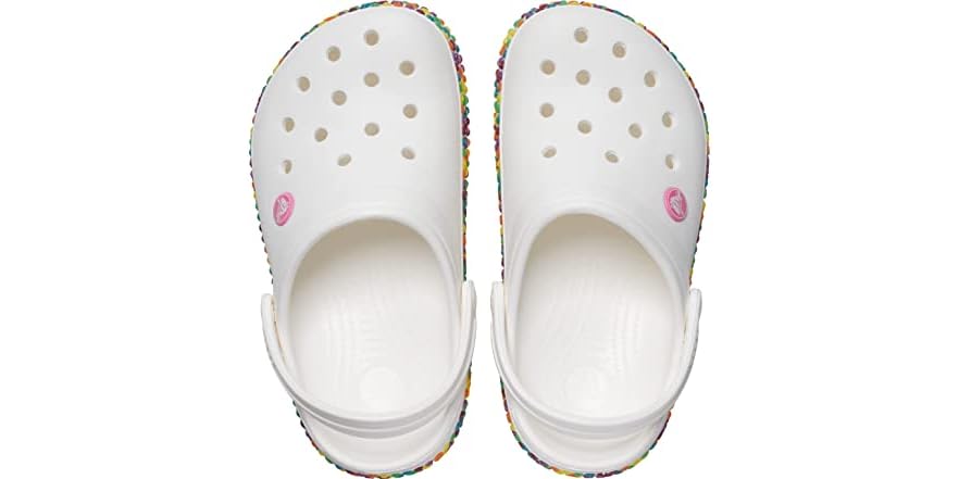 Crocs Child Crocband Rainbow Band Clogs 1 Little Kid