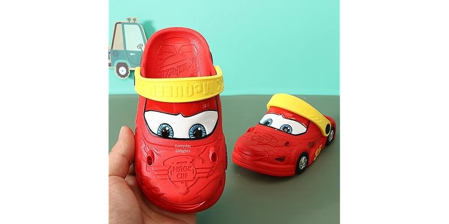 Lightning McQueen Cars Clogs, Small