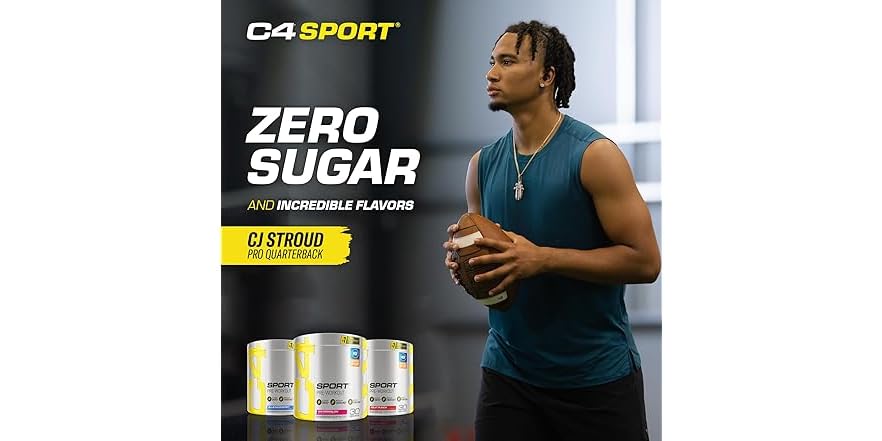 (2-Pack) Cellucor C4 Sport Pre Workout Powder, Blue Raspberry
