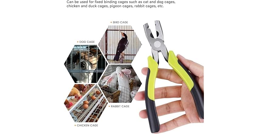 Wire Cage Buckle Pliers With Wire Clips